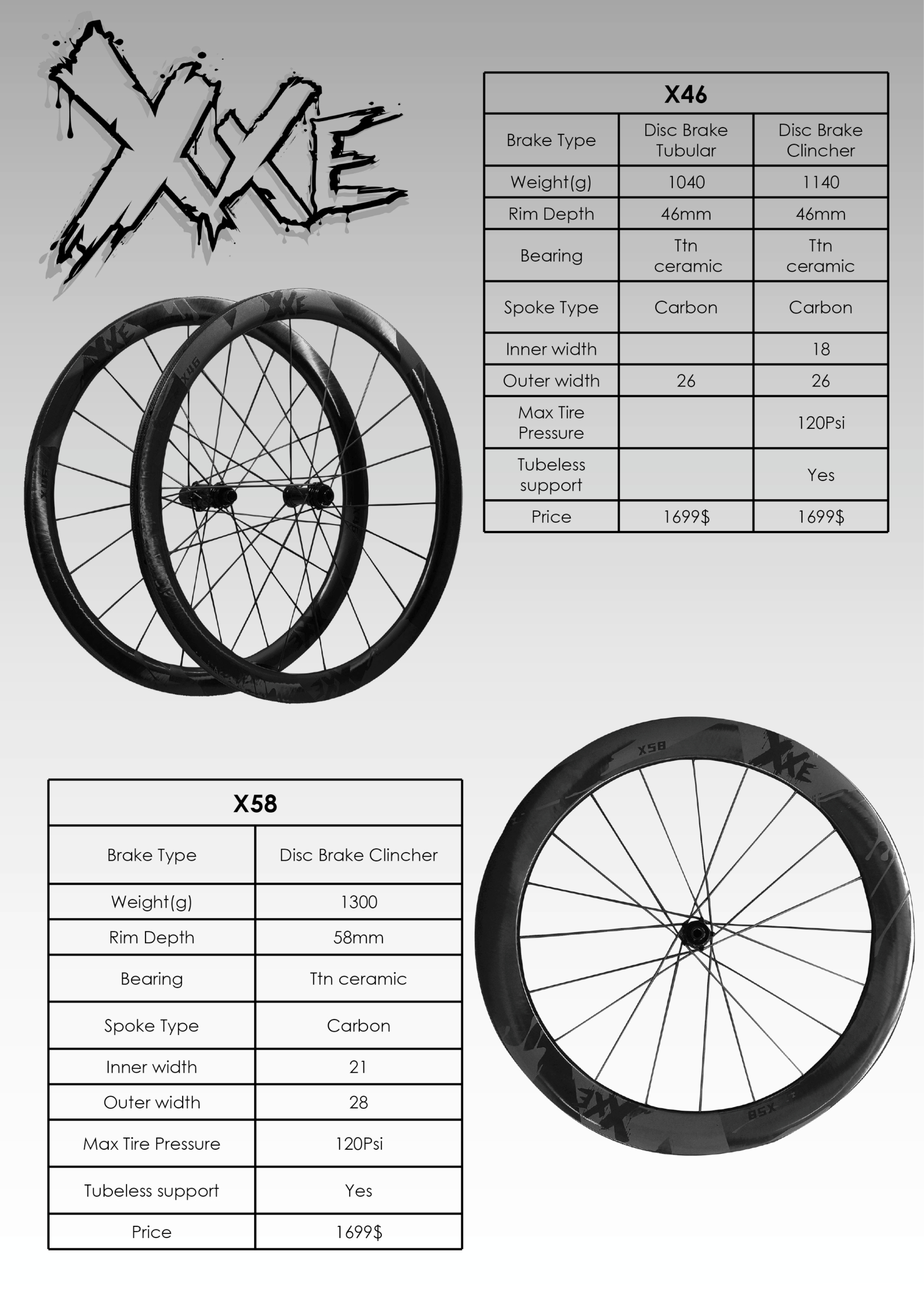 ELILEE XXE CARBON FIBRE WHEELSET – elilee